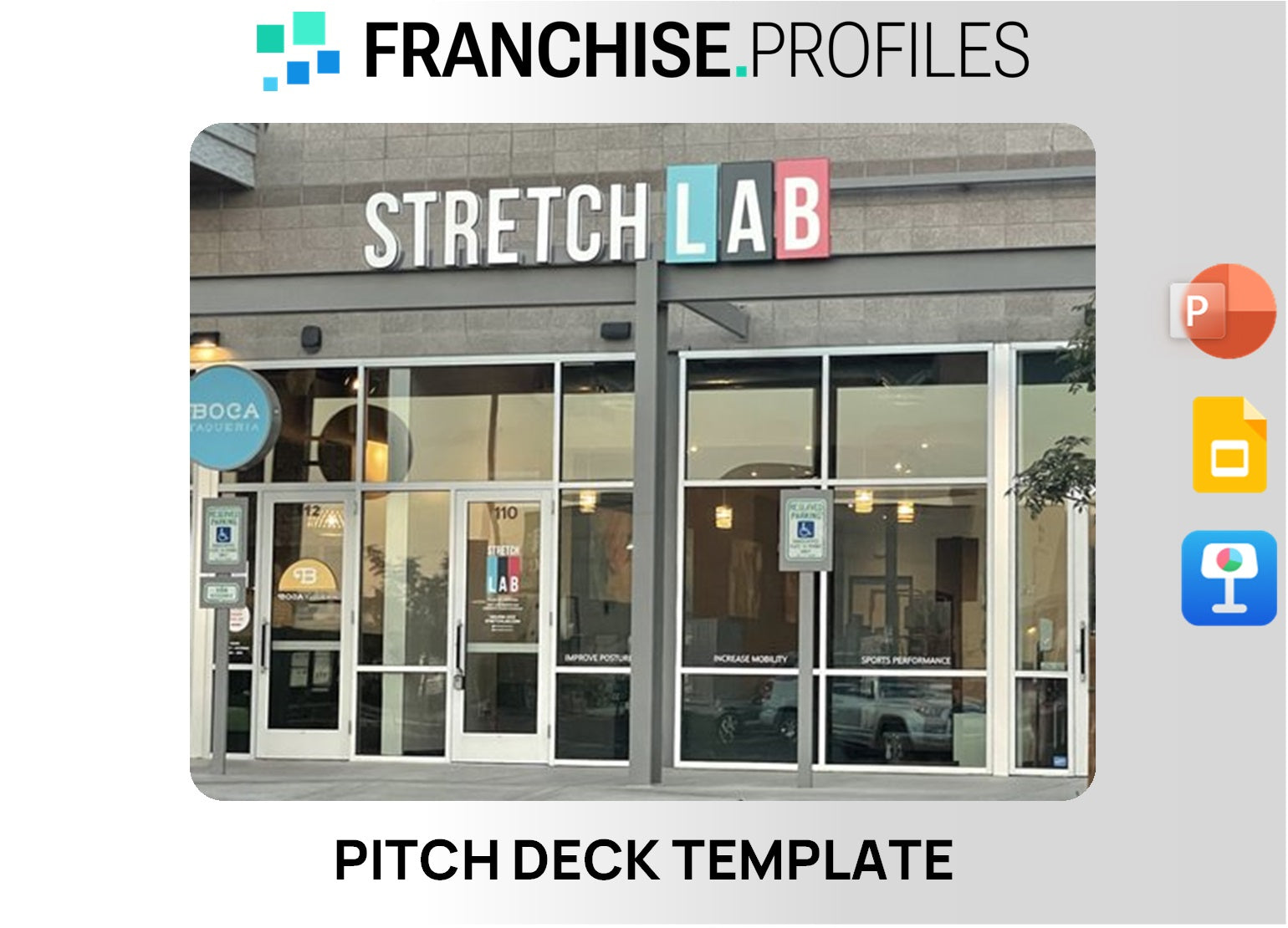Stretch Lab Franchise Pitch Deck Template – Franchisesbiz.com