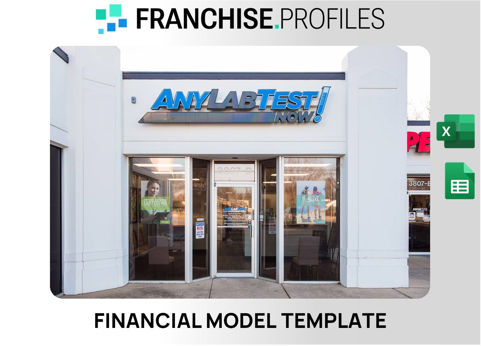 Any Lab Test Now Franchise Financial Model Template – Franchisesbiz.com