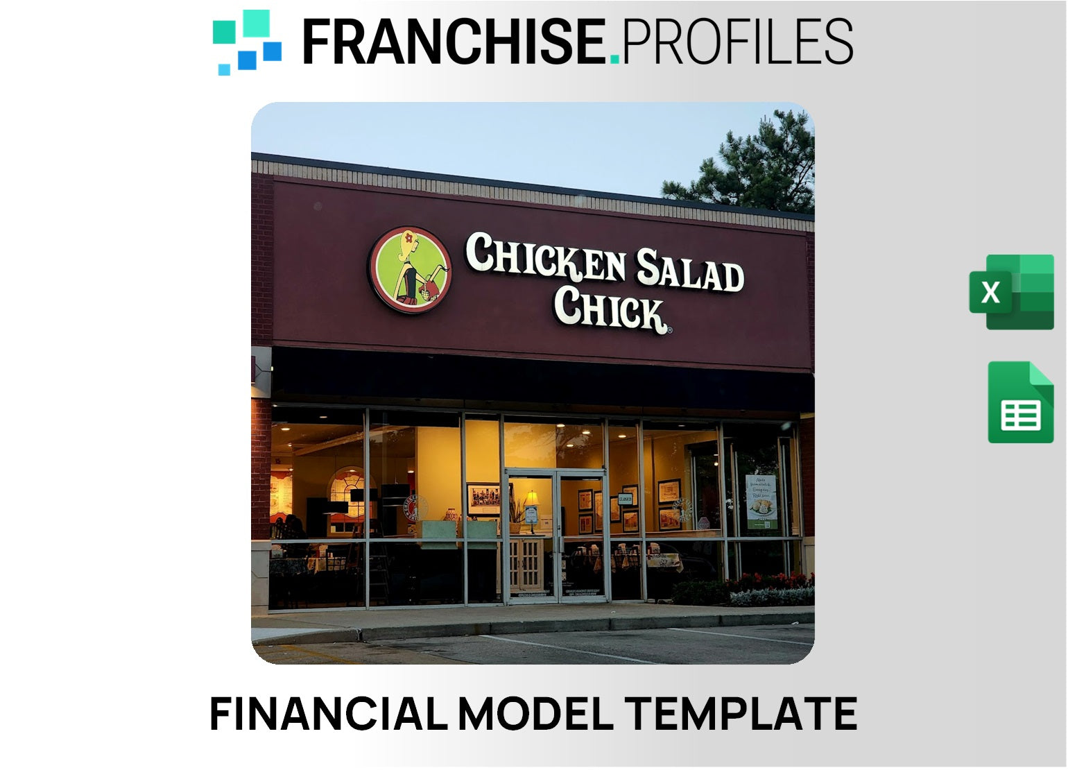 Chicken Salad Chick Franchise Financial Model Template – Franchisesbiz.com