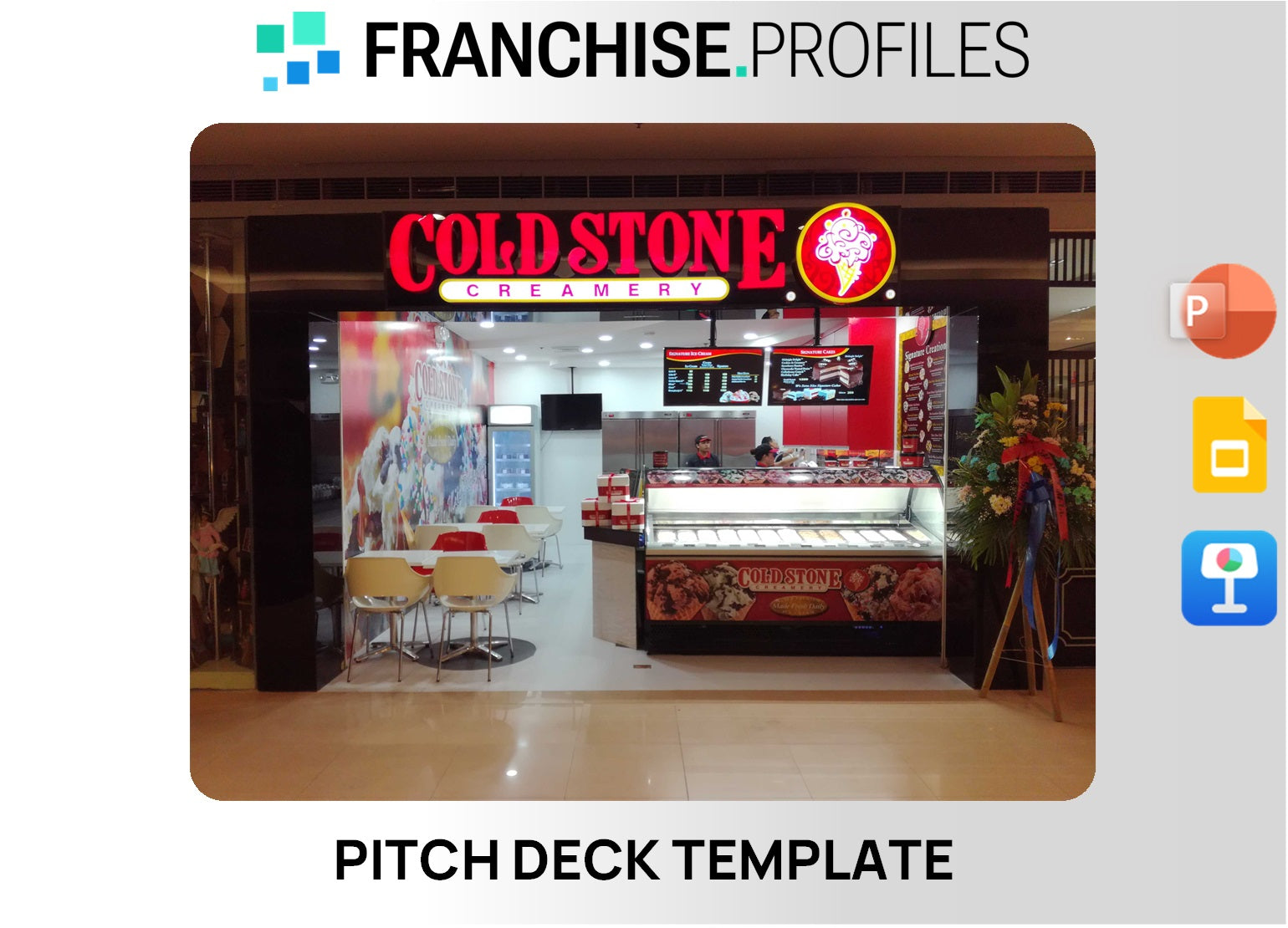 Cold Stone Creamery Franchise Pitch Deck Template – Franchisesbiz.com