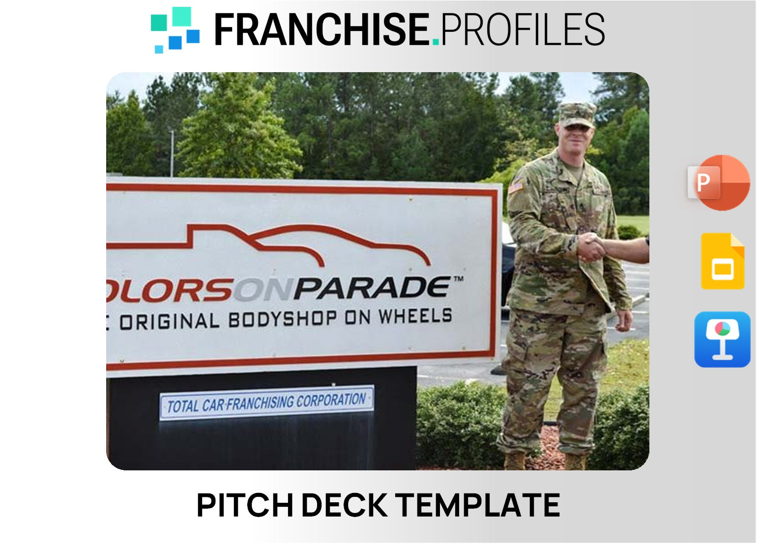 Colors On Parade Franchise Pitch Deck Template – Franchisesbiz.com