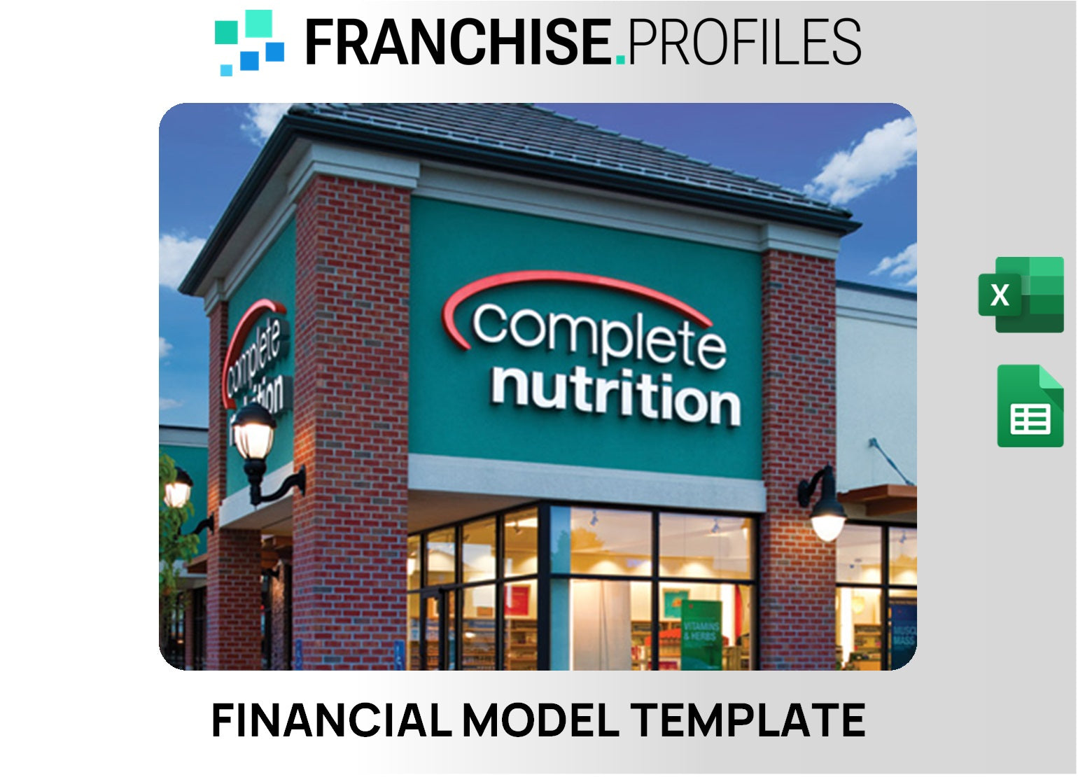 Complete Nutrition Franchise Financial Model Template – Franchisesbiz.com
