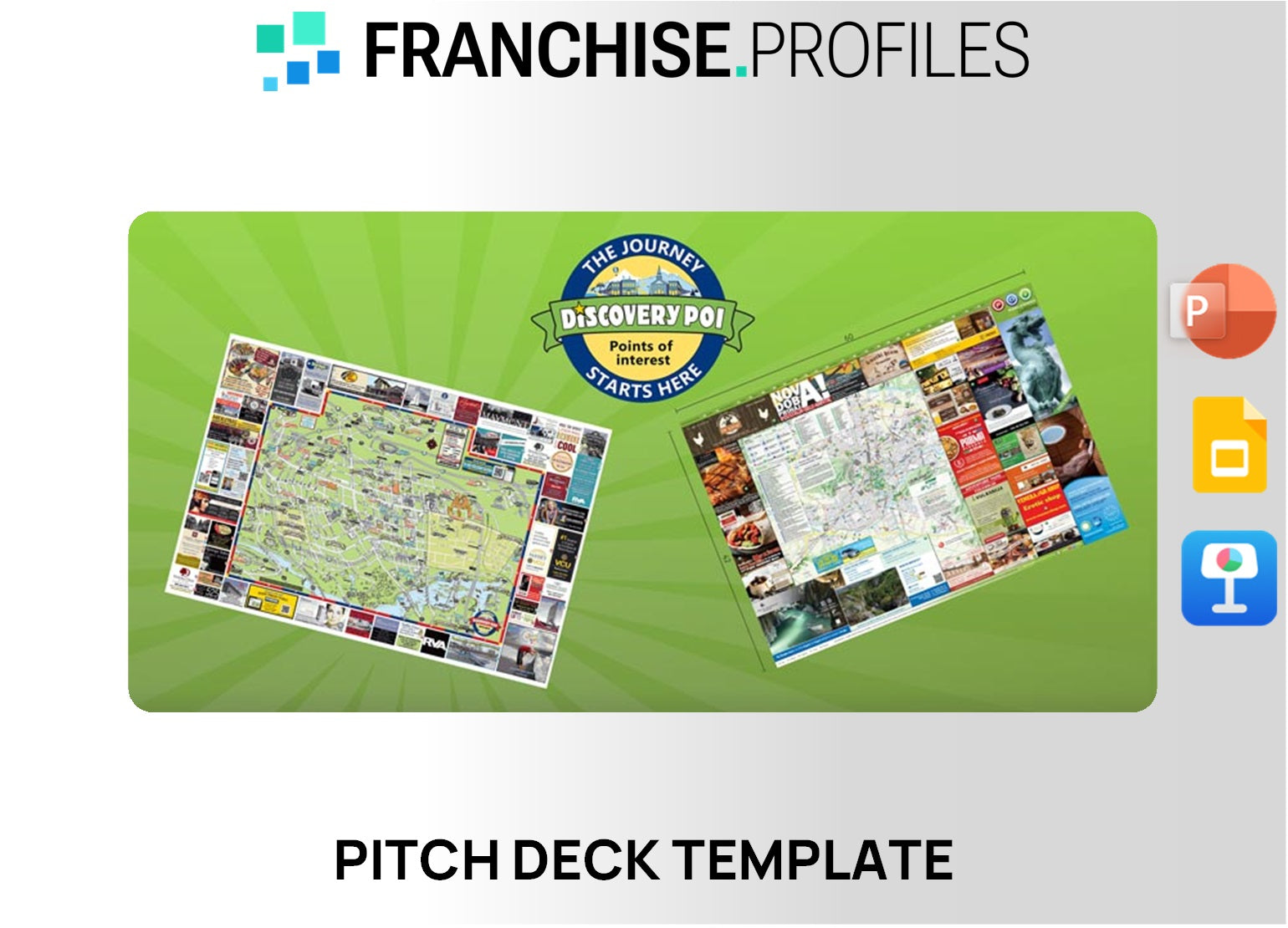 Discovery Map Franchise Pitch Deck Template – Franchisesbiz.com