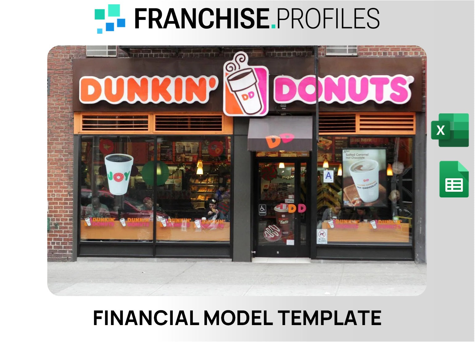 Dunkin' Donuts Franchise Financial Model Template – Franchisesbiz.com