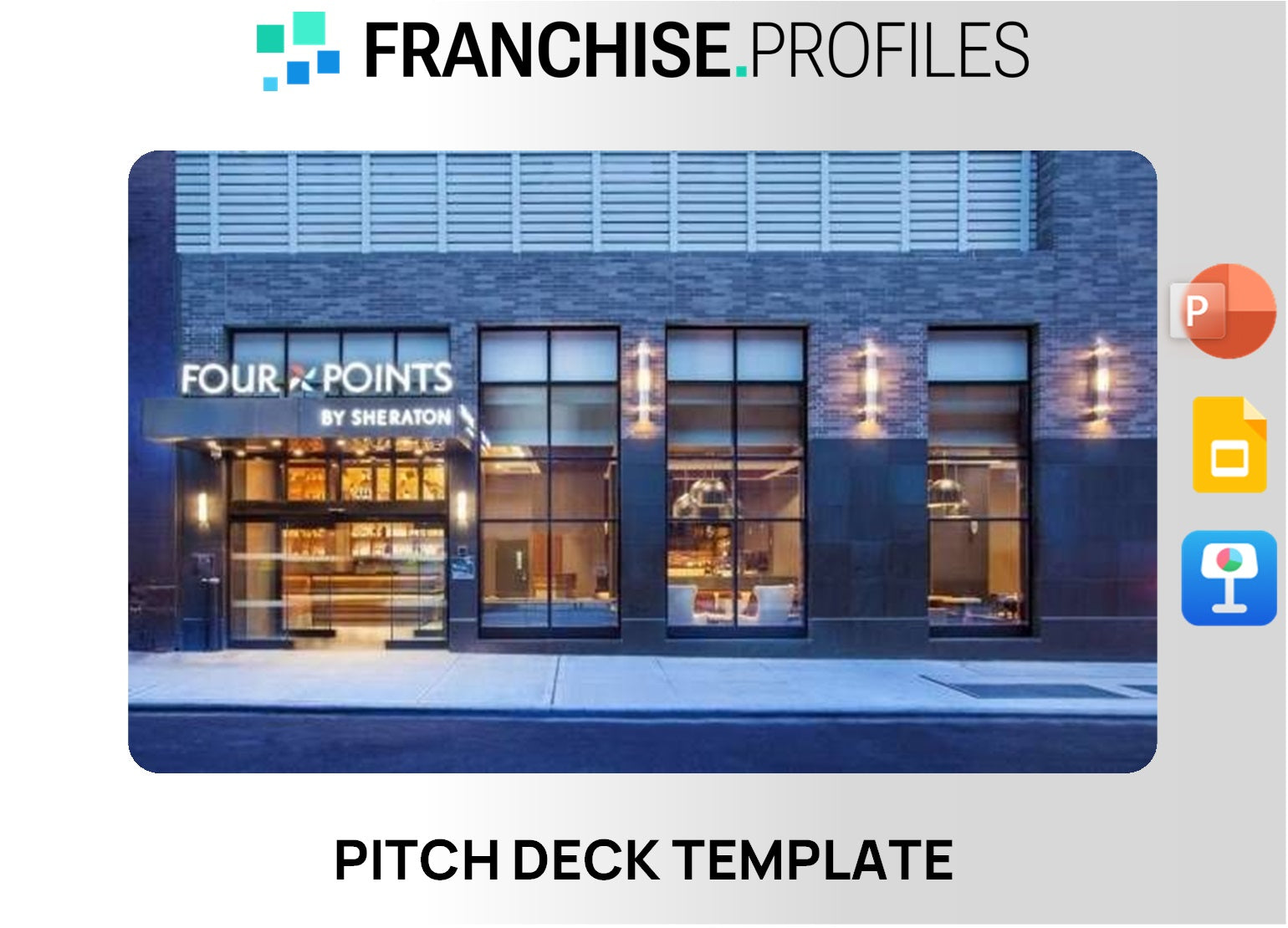 Four Points Franchise Pitch Deck Template – Franchisesbiz.com