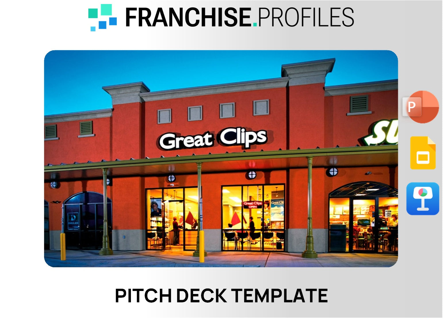 Great Clips Franchise Pitch Deck Template – Franchisesbiz.com
