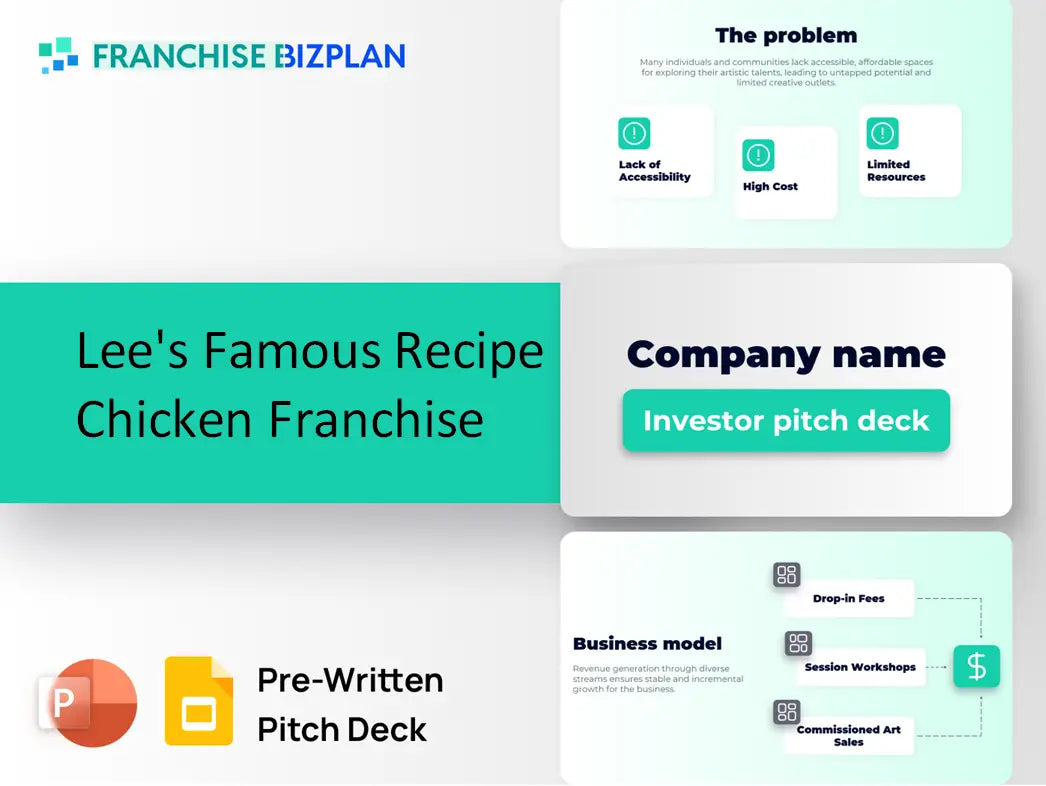 Lee'S Famous Recipe Chicken Franchise Business Plan Template ...
