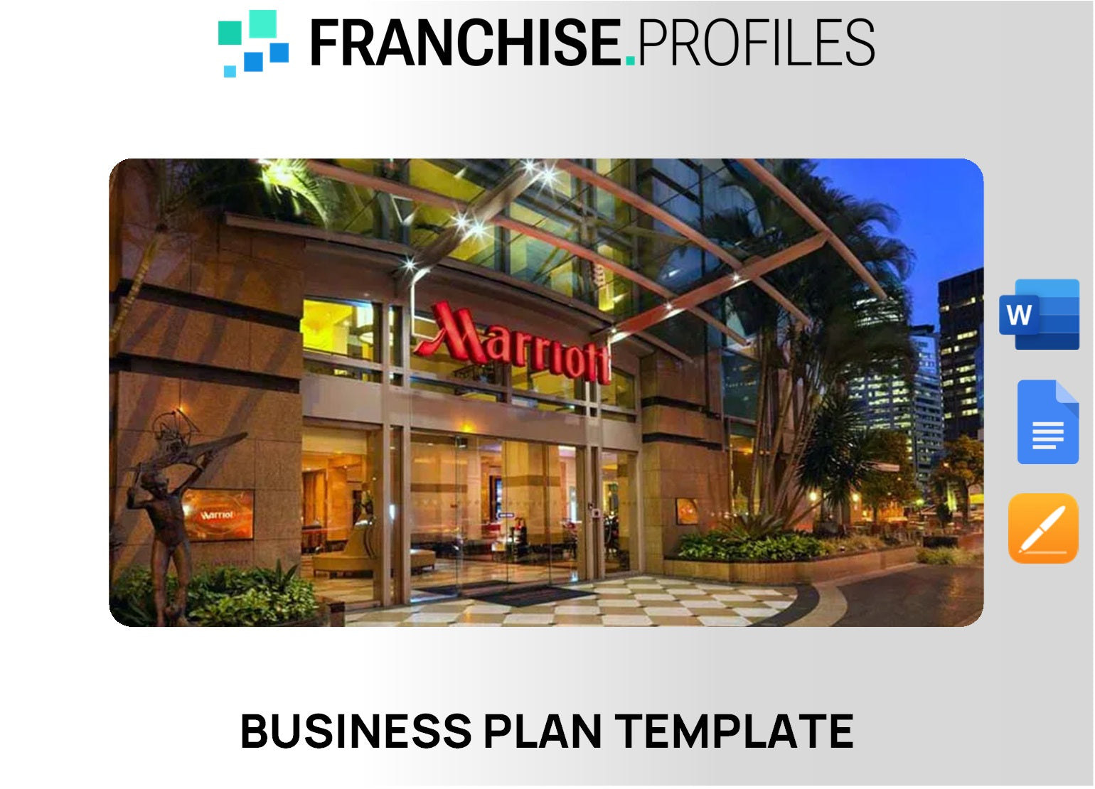 Marriott Hotel Franchise Business Plan Template – Franchisesbiz.com