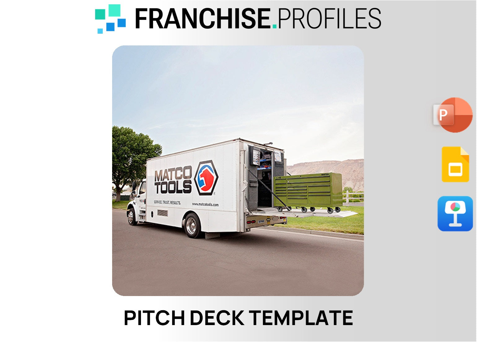 Matco Tools Franchise Pitch Deck Template – Franchisesbiz.com