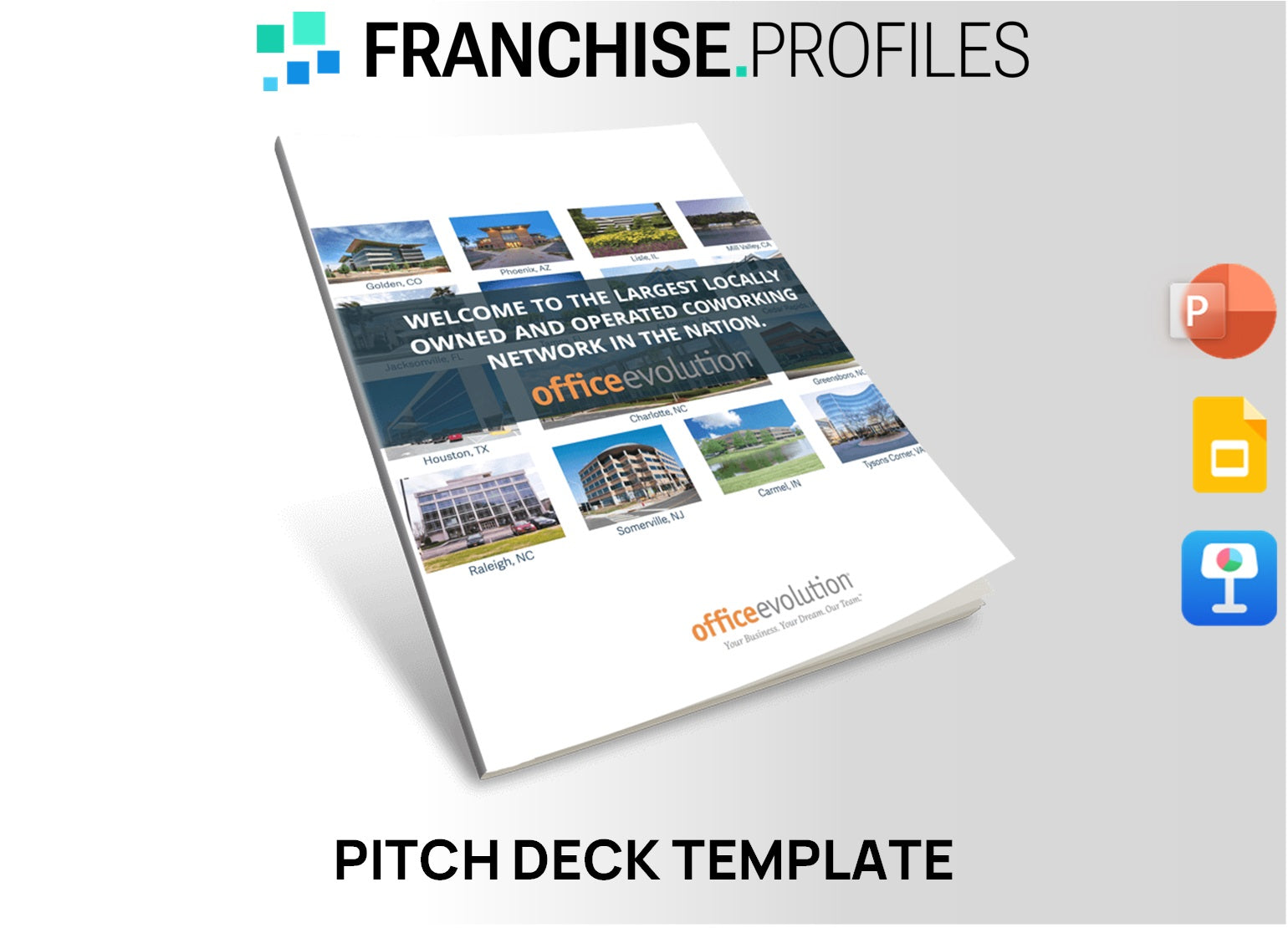 Office Evolution Franchise Pitch Deck Template – Franchisesbiz.com