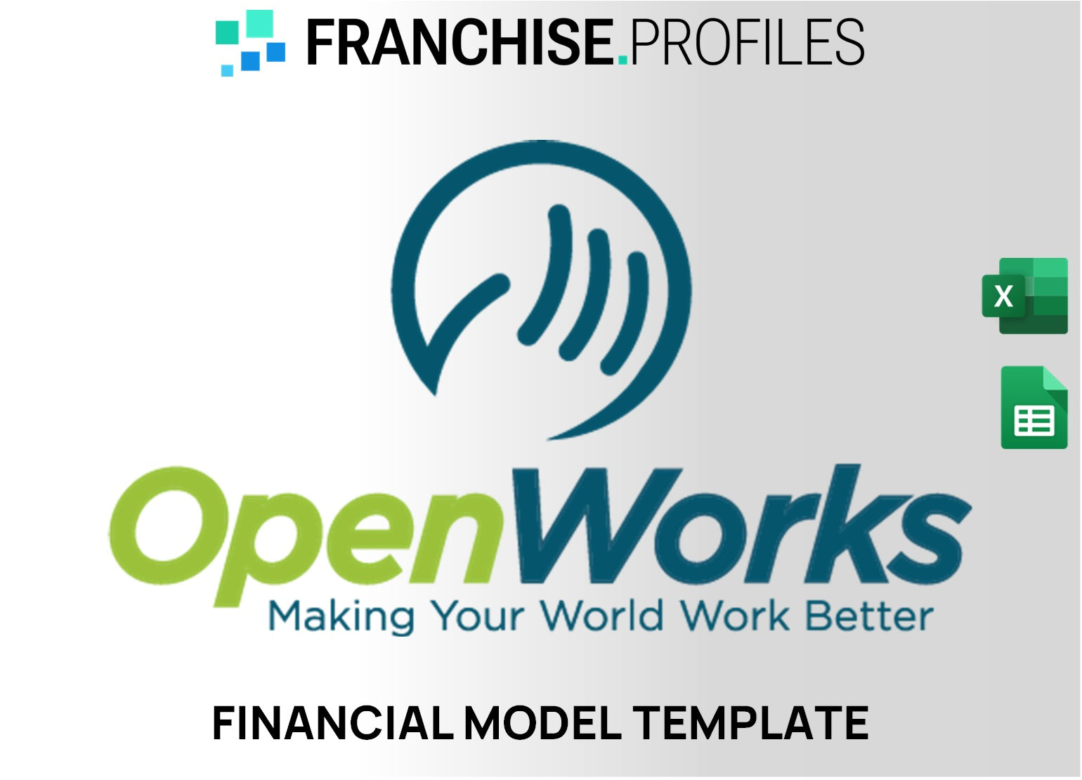 OpenWorks Franchise Financial Model Template – Franchisesbiz.com