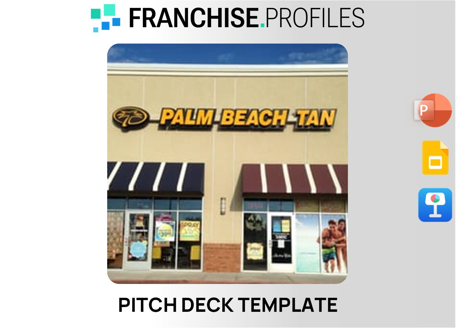 Palm Beach Tan Franchise Pitch Deck Template – Franchisesbiz.com