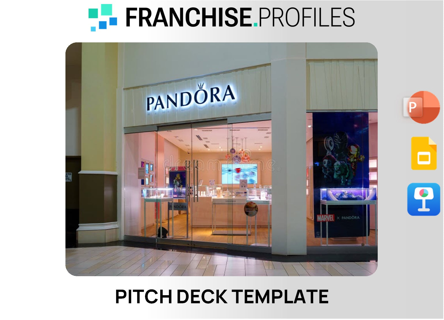 Pandora Franchise Pitch Deck Template – Franchisesbiz.com