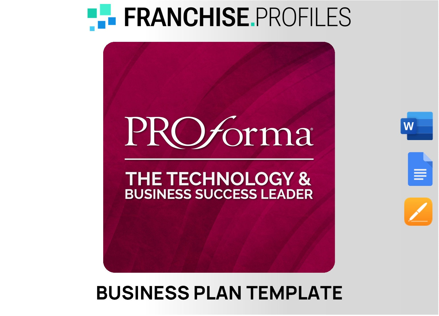 Proforma Franchise Business Plan Template – Franchisesbiz.com