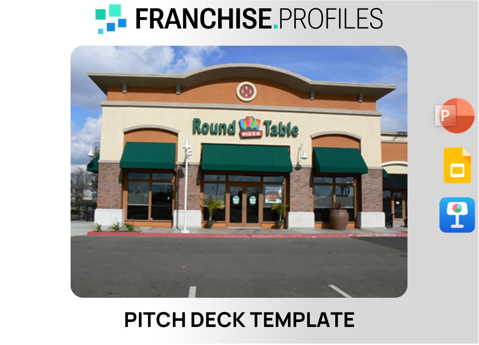 Round Table Pizza Franchise Pitch Deck Template – Franchisesbiz.com