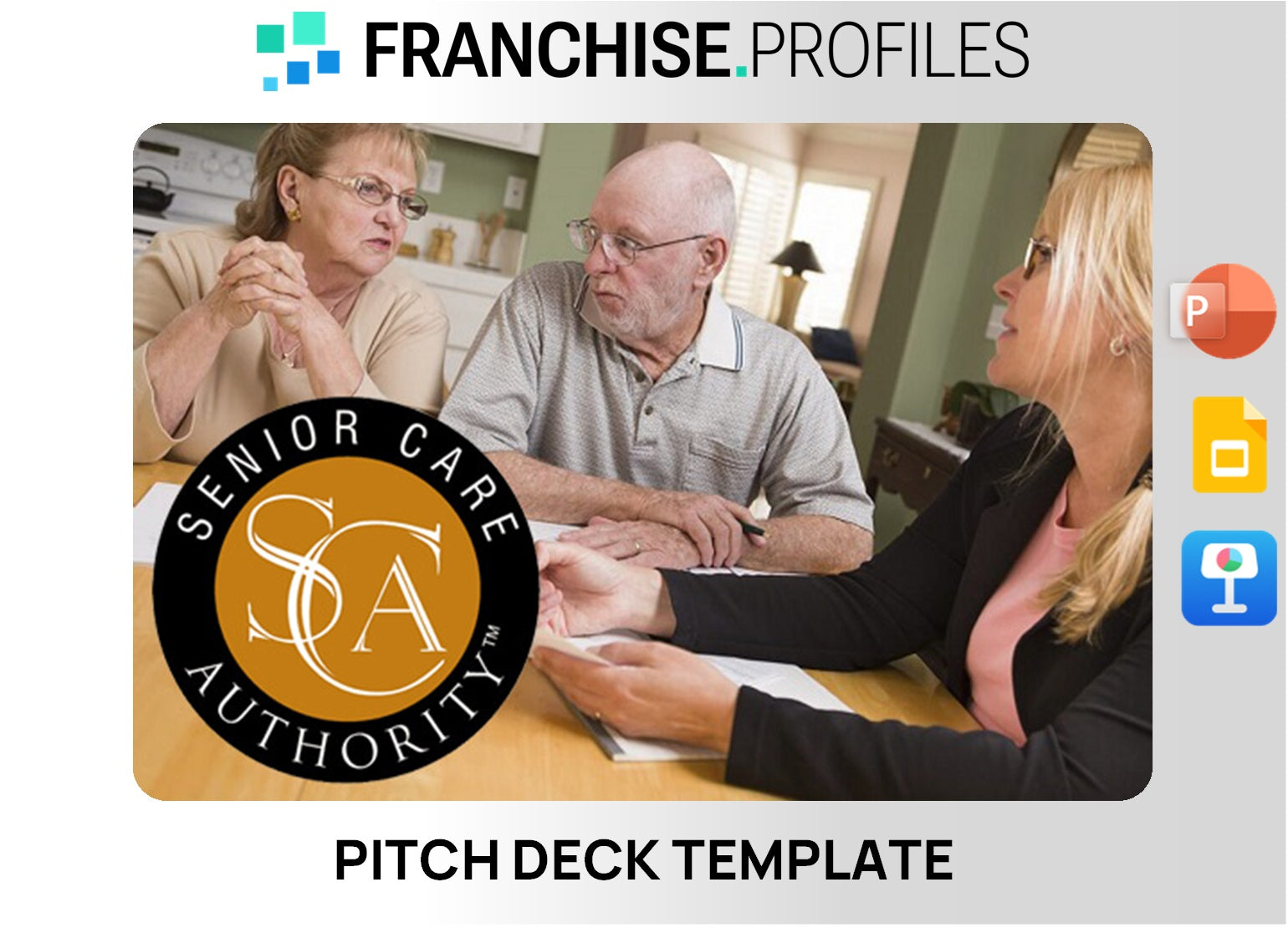 Senior Care Authority Franchise Pitch Deck Template – Franchisesbiz.com