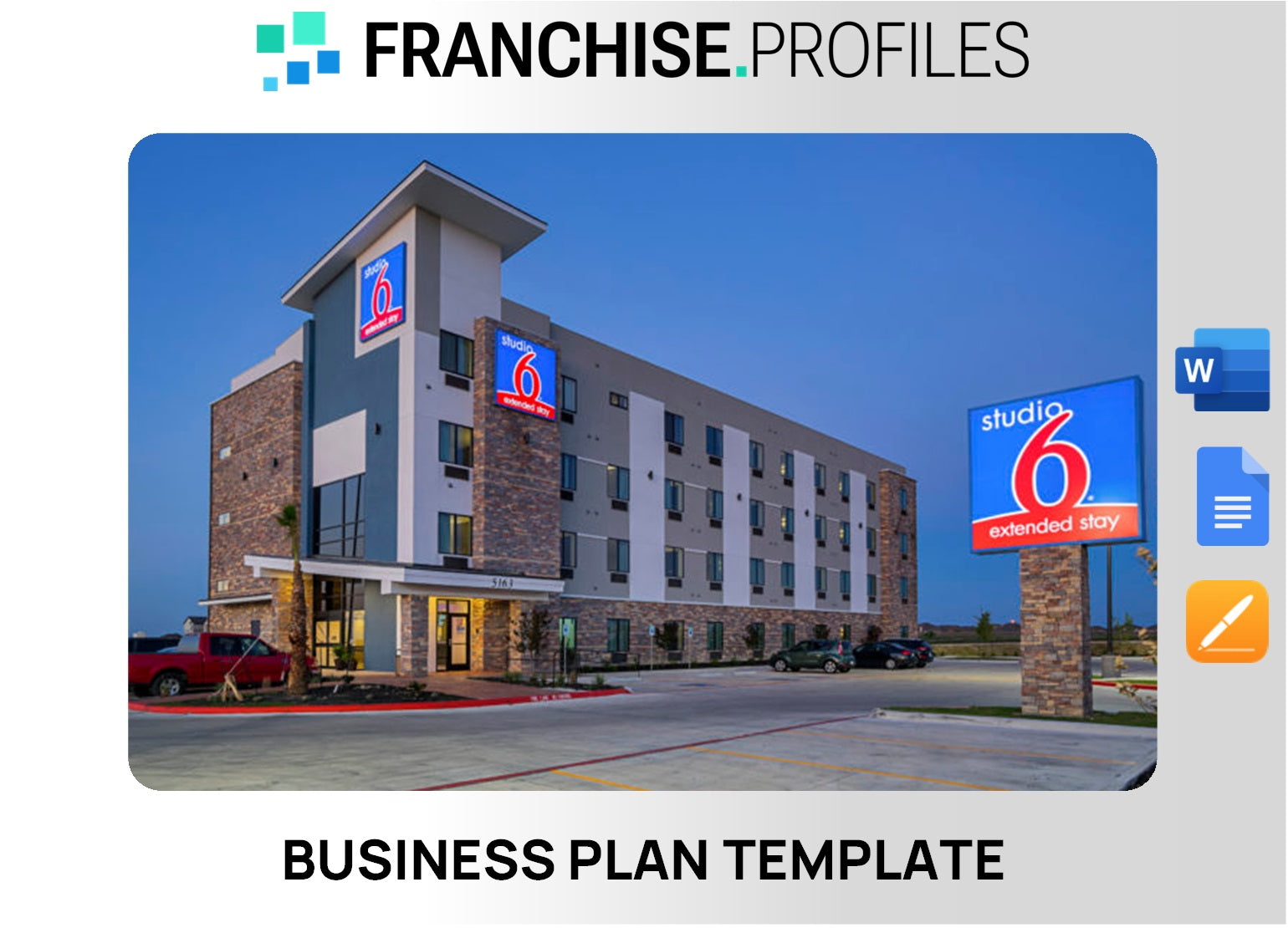 Studio 6 Franchise Business Plan Template – Franchisesbiz.com