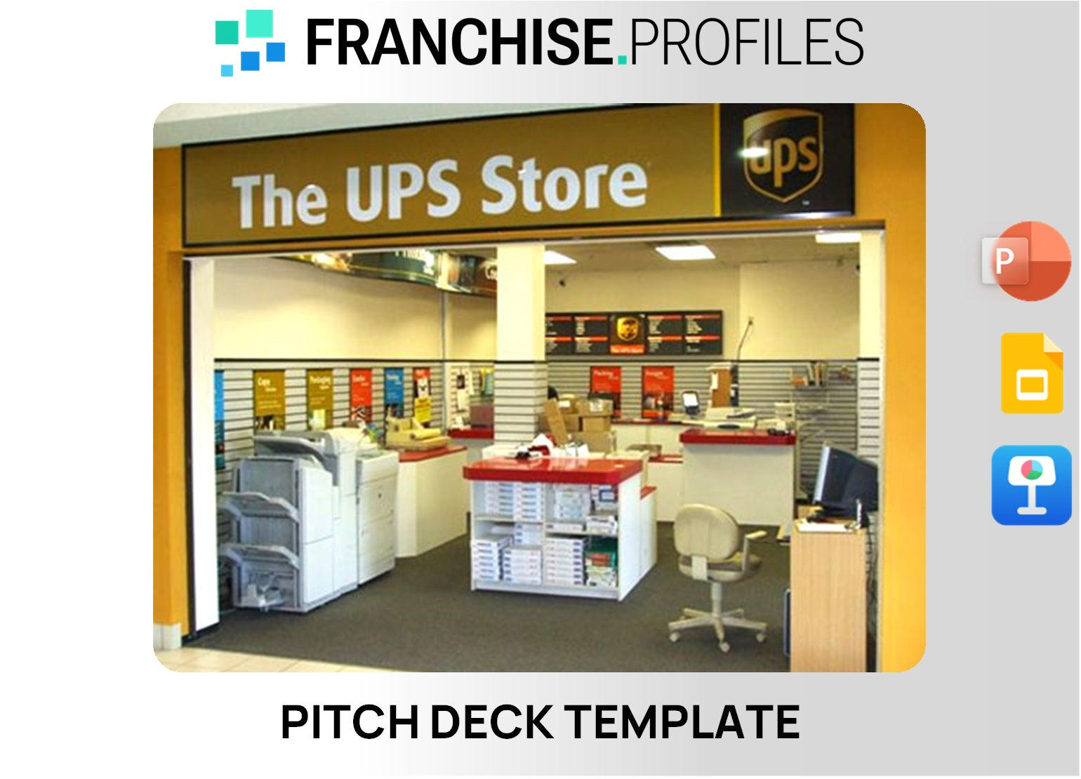 The UPS Store Franchise Pitch Deck Template – Franchisesbiz.com